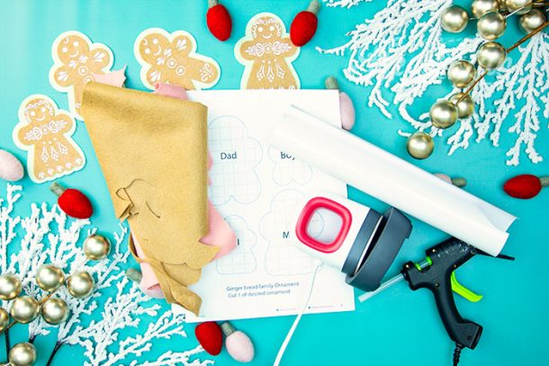 Felt Gingerbread Man Pattern (free, plus woman, girl and boy)