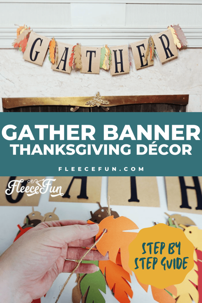 Thanksgiving Banner DIY (Easy and Fast) ♥ Fleece Fun