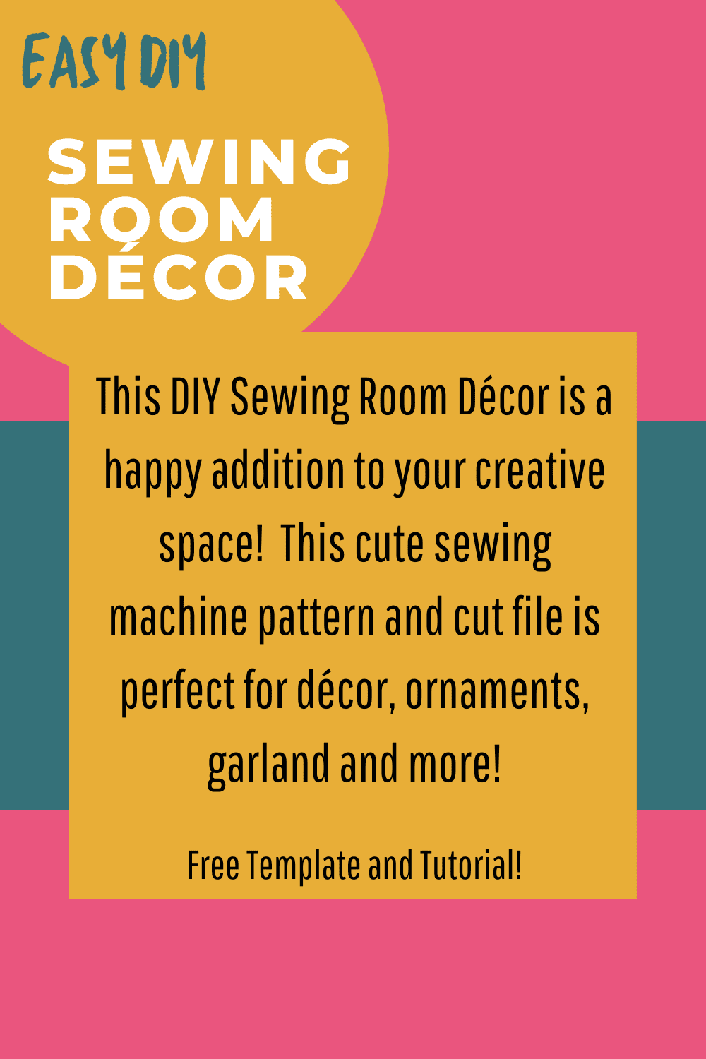 DIY Sewing Room Décor (Free files) ♥ Fleece Fun