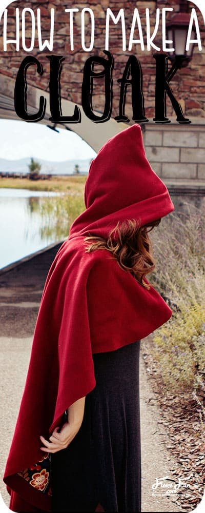 How to Make a Cloak (free pattern and easy instructions) ♥ Fleece Fun