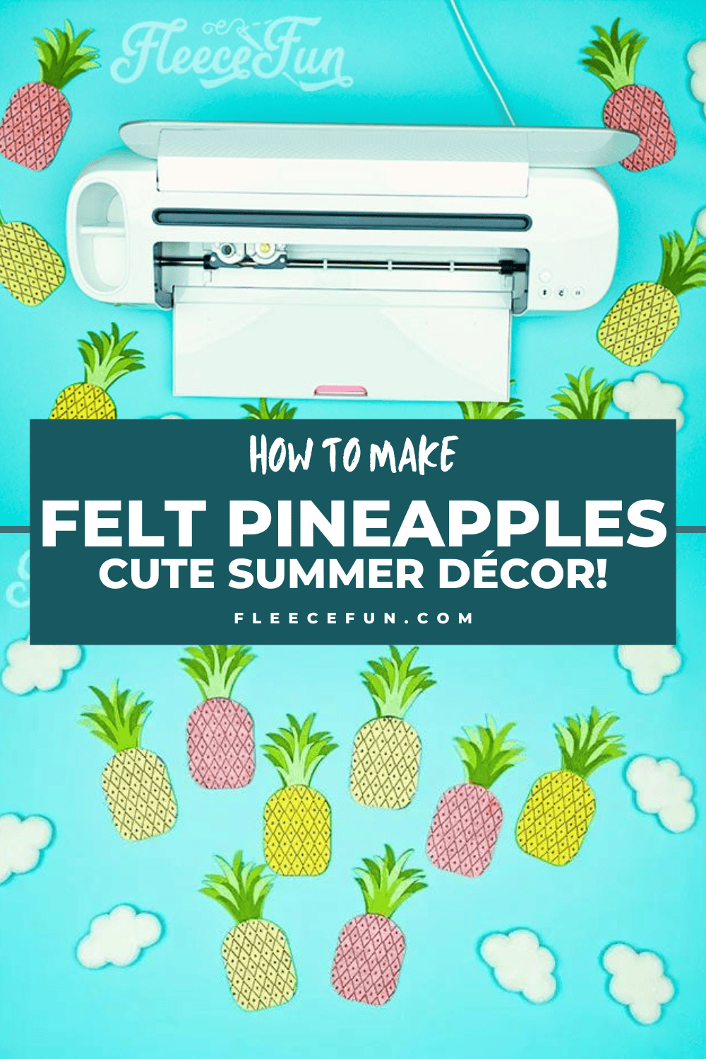 DIY Pineapple Décor ♥ Fleece Fun
