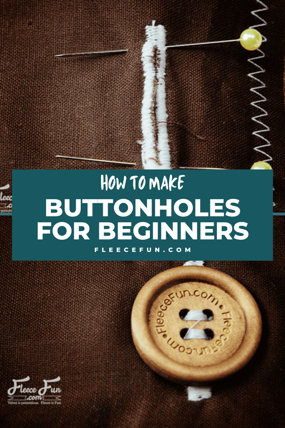 How to make buttonholes for beginners ♥ Fleece Fun