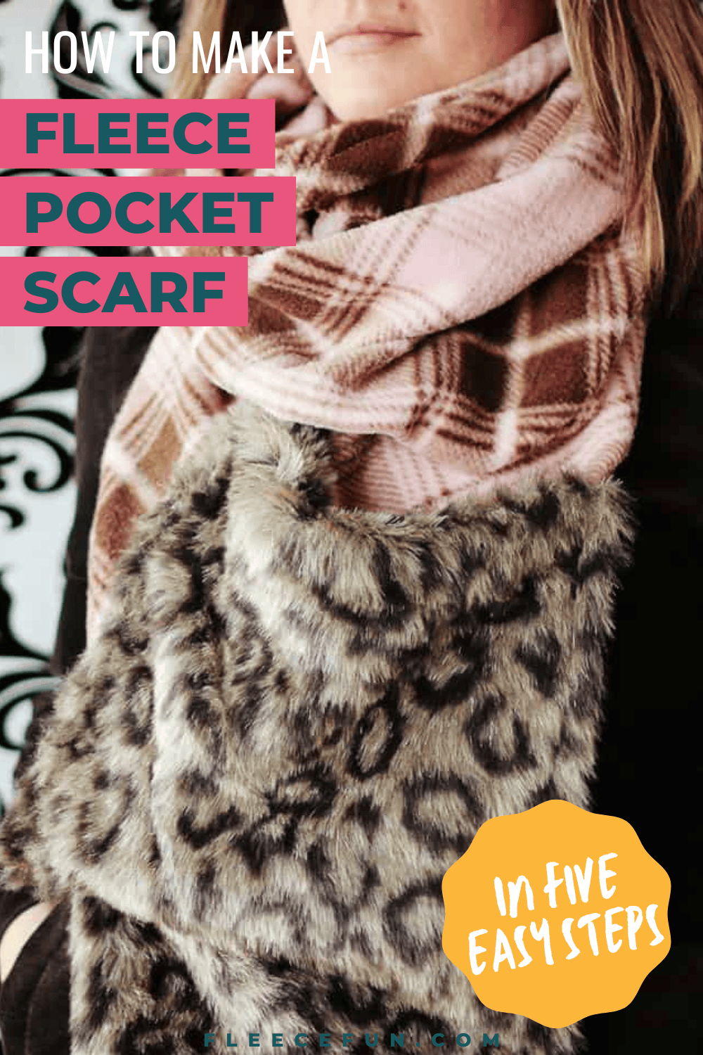 Fast Fleece Scarf with Pockets Tutorial ♥ Fleece Fun